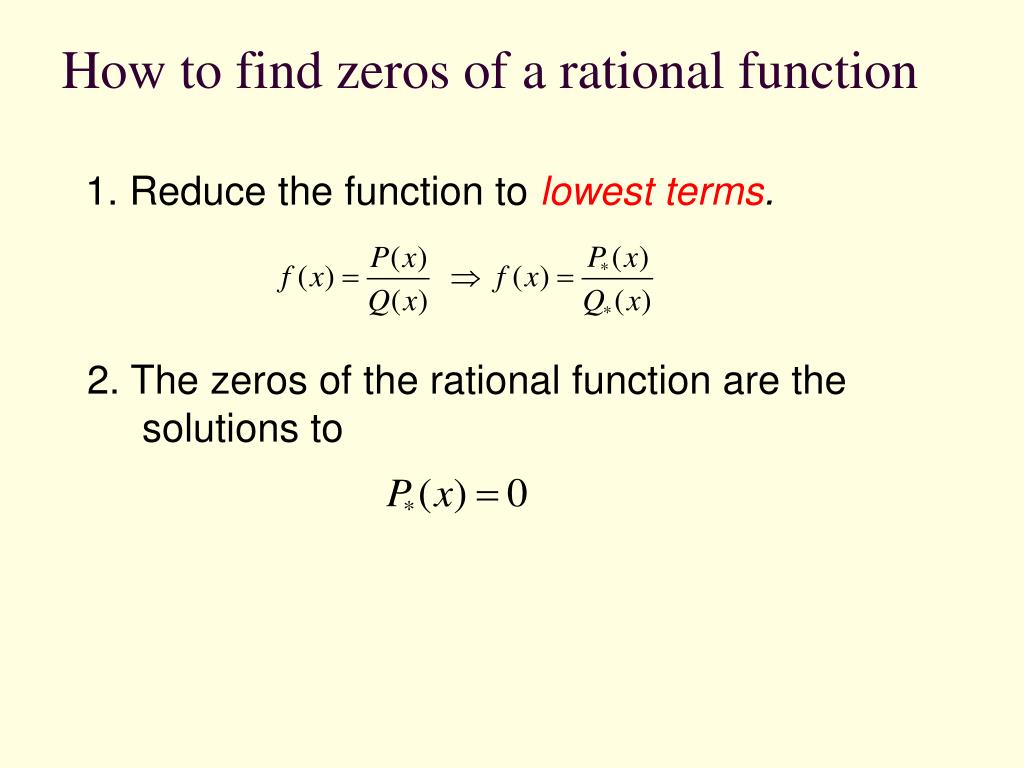 PPT Rational Functions PowerPoint Presentation ID 1223910