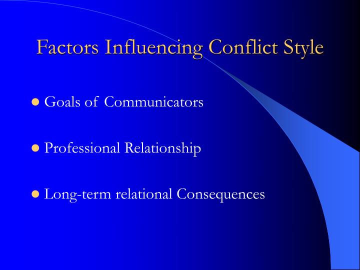 Ppt Conflict Caused By Conflicting Goals Powerpoint Presentation Id143280