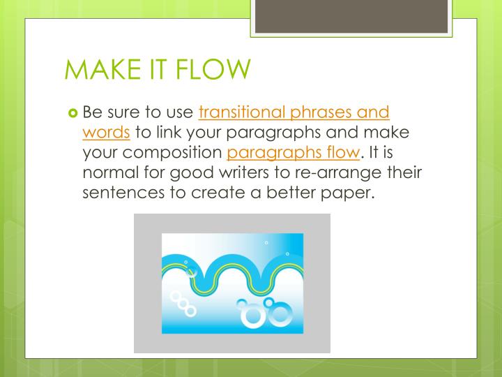 How to make your essay flow better / www.busyfingerspatchwork.com How to make your essay flow better / www.busyfingerspatchwork.com