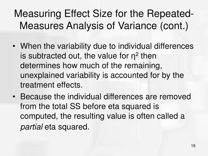 Ppt Chapter 14 Repeated Measures Analysis Of Variance Powerpoint