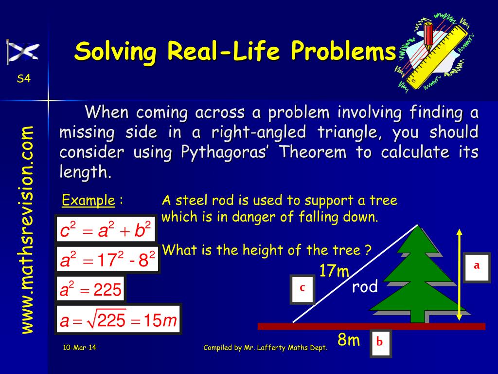PPT Pythagoras Theorem PowerPoint Presentation ID 153693