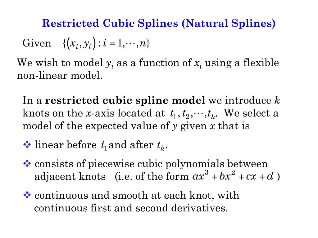 Ppt Using Stata 9 To Model Complex Nonlinear Relationships With