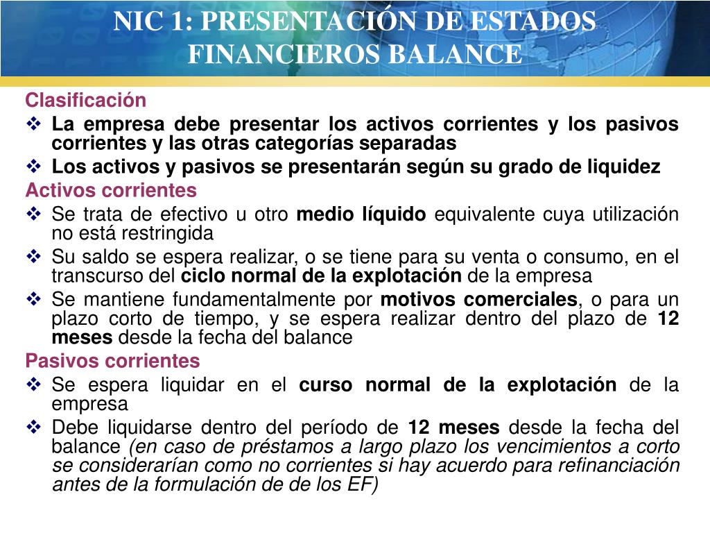 Ppt Preparacion De Estados Financieros Bajo Niif Nic Powerpoint