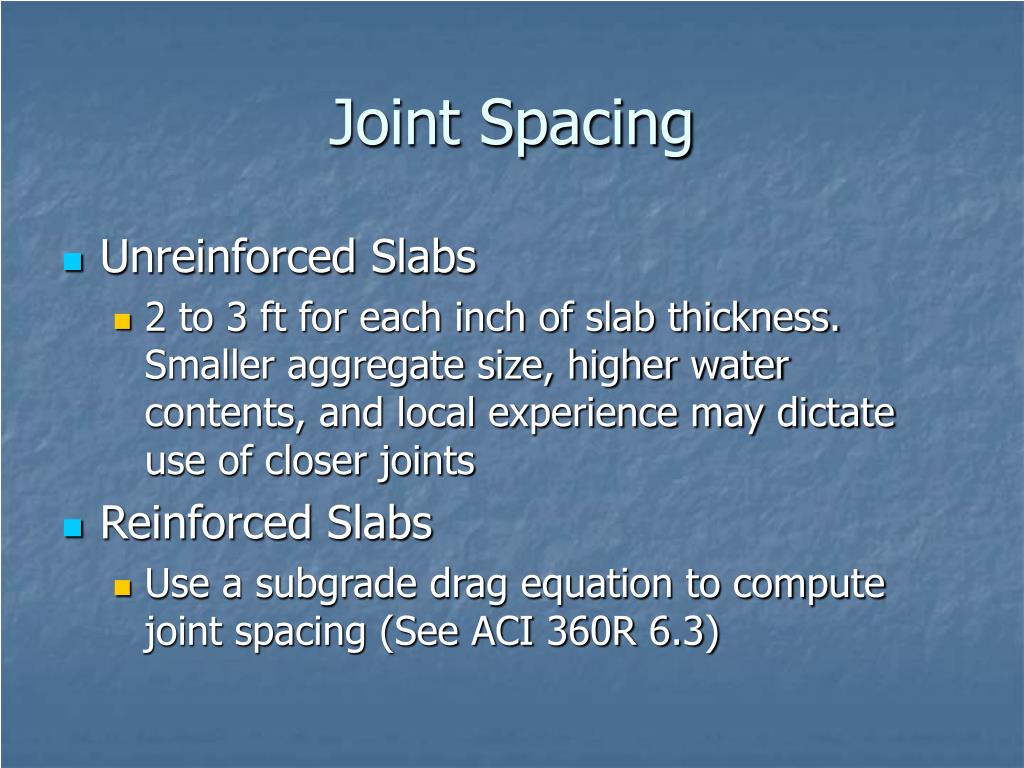 Aci Recommendations For Control Joint Spacing at Wilma Scanlon blog Aci Recommendations For Control Joint Spacing at Wilma Scanlon blog