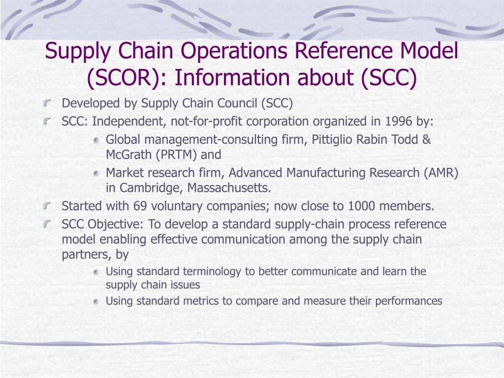 PPT - Supply Chain Operations Reference Model (SCOR) PowerPoint ... PPT - Supply Chain Operations Reference Model (SCOR) PowerPoint ...