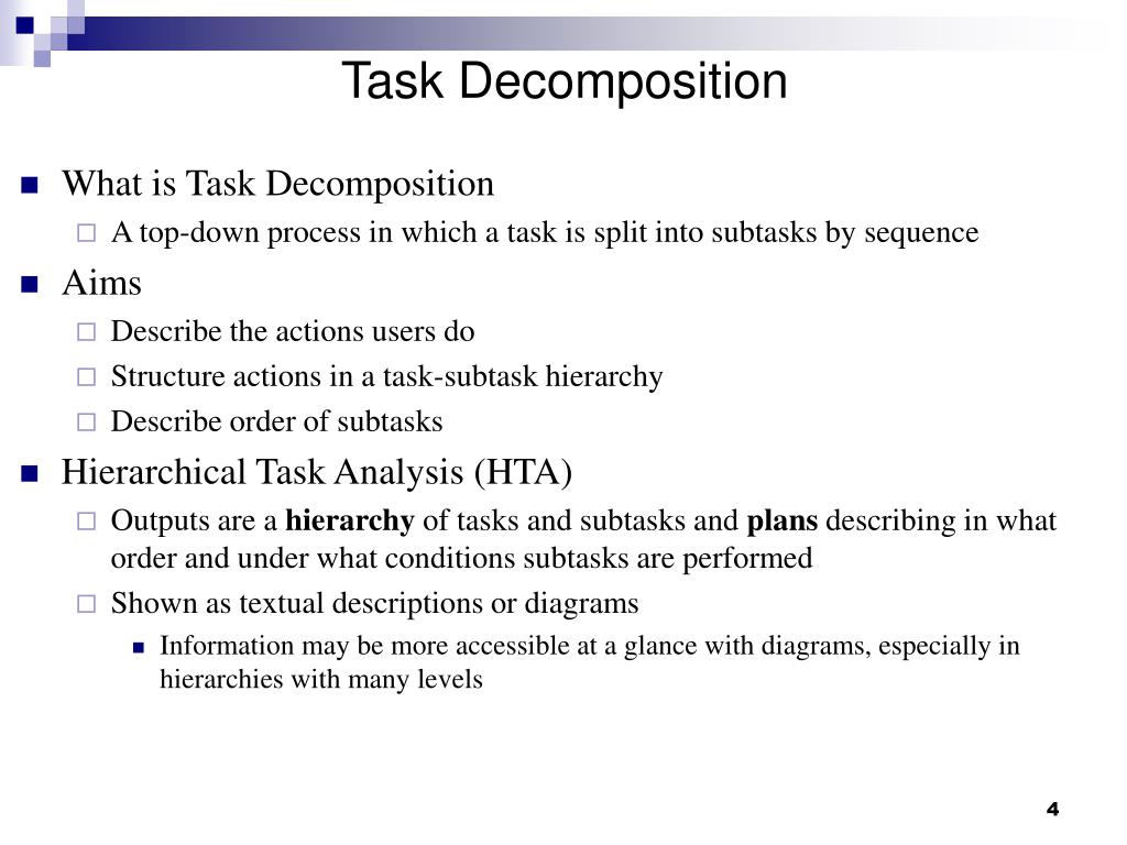 PPT - Hierarchical Task analysis PowerPoint Presentation - ID:228266 PPT - Hierarchical Task analysis PowerPoint Presentation - ID:228266