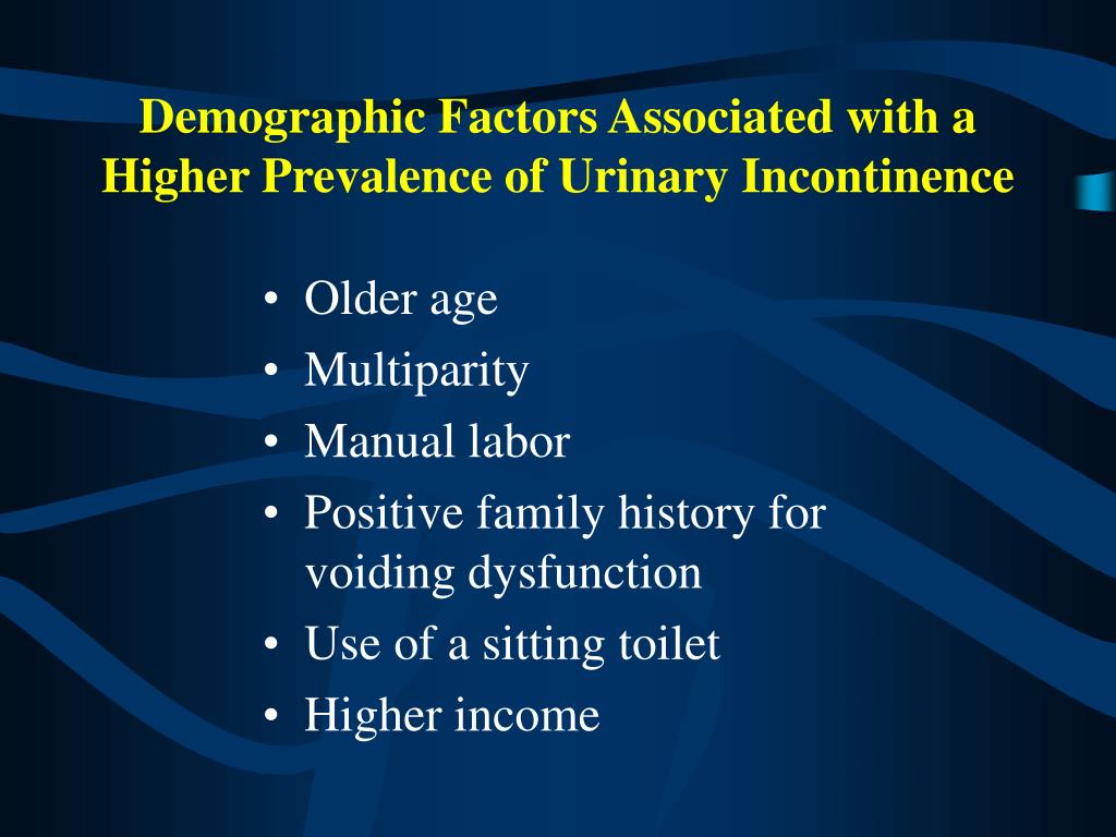 Ppt Female Urology Urinary Incontinence Powerpoint Presentation Id