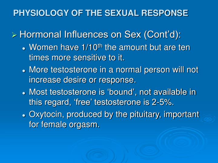 Ppt Physiology Of The Sexual Response Powerpoint Presentation Id249134