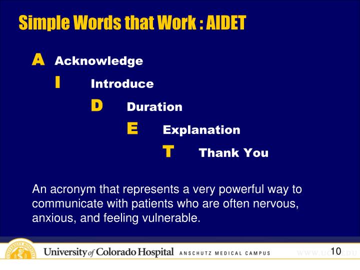 PPT - Exceptional Customer Service: AIDET PowerPoint Presentation - ID ... PPT - Exceptional Customer Service: AIDET PowerPoint Presentation - ID ...