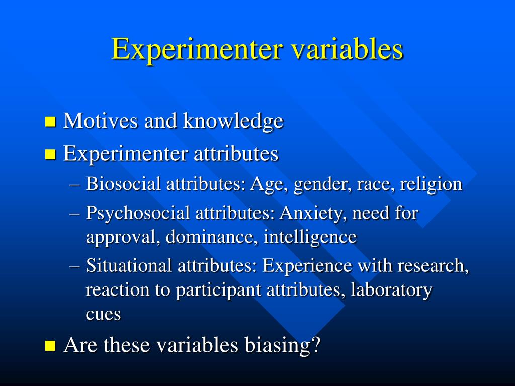 PPT - Controlling extraneous variables PowerPoint Presentation - ID:315481 PPT - Controlling extraneous variables PowerPoint Presentation - ID:315481