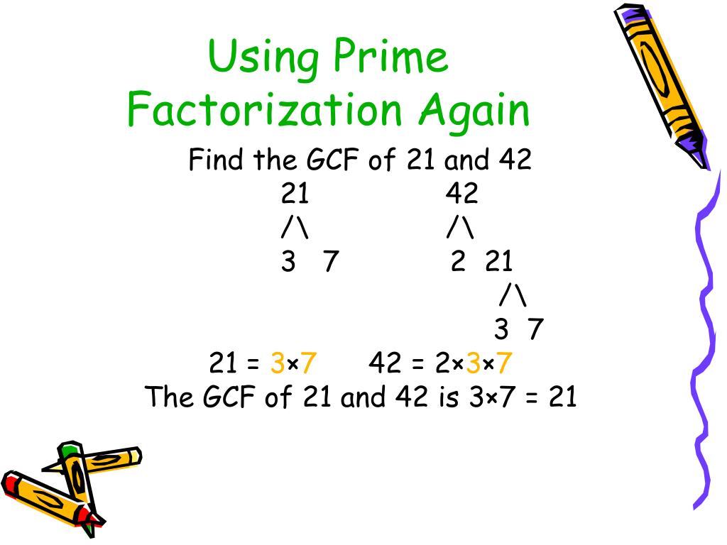 PPT Finding The Greatest Common Factor PowerPoint Presentation ID 333123
