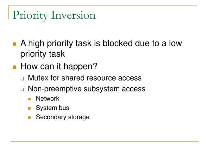 Ppt Priority Inheritance And Priority Ceiling Protocols Powerpoint Presentation Id410834