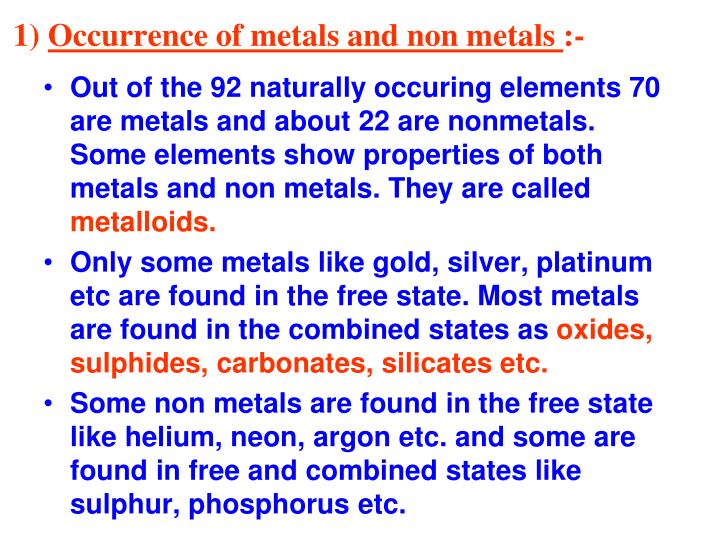 PPT - CHAPTER - 4 MATERIALS : METALS AND NON METALS PowerPoint ... PPT - CHAPTER - 4 MATERIALS : METALS AND NON METALS PowerPoint ...