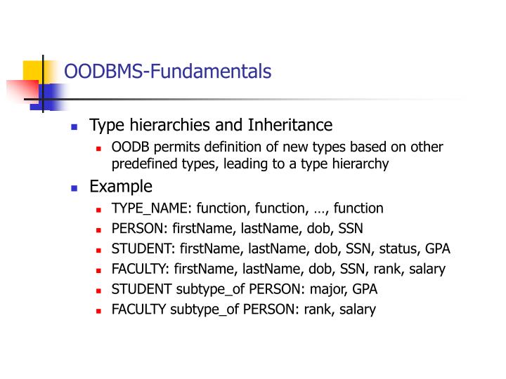 Ppt Object Oriented And Object Relational Databases Powerpoint Presentation Id476225 6926