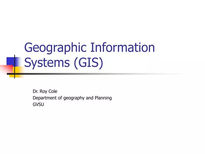 PPT - Geographic Information Systems (GIS) PowerPoint Presentation - ID ... PPT - Geographic Information Systems (GIS) PowerPoint Presentation - ID ...