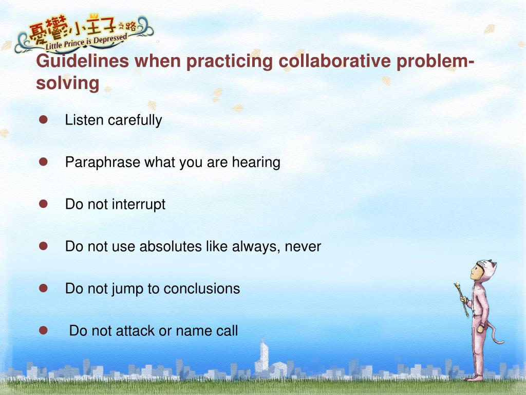 PPT Lecture 10 Conflict Resolution Using A Problem Solving Approach