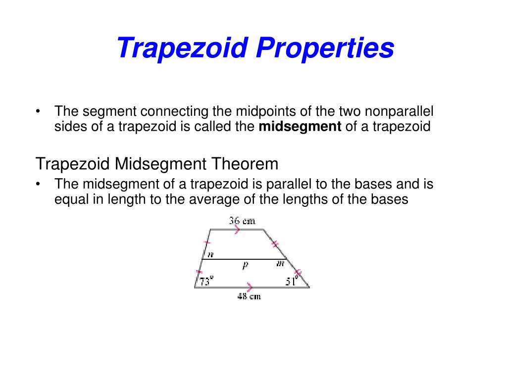 PPT - Trapezoid Properties PowerPoint Presentation - ID:599649 PPT - Trapezoid Properties PowerPoint Presentation - ID:599649