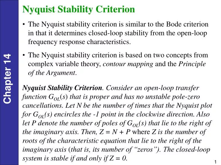 PPT - Nyquist Stability Criterion PowerPoint Presentation - ID:652819 PPT - Nyquist Stability Criterion PowerPoint Presentation - ID:652819