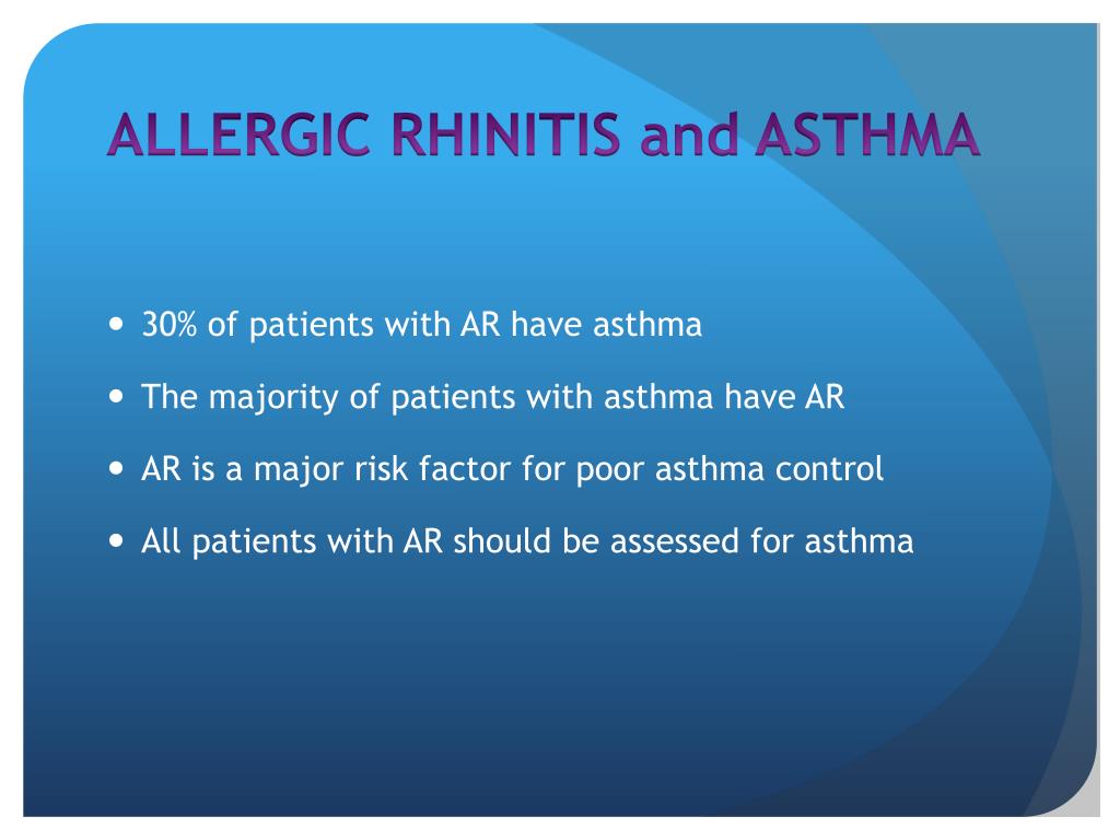 Ppt Guidelines In The Management Of Allergic Rhinitis Powerpoint