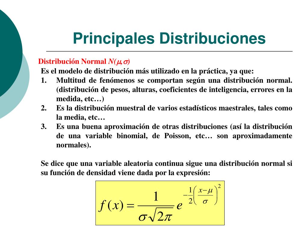 PPT - Variable Aleatoria Continua. Principales Distribuciones ... PPT - Variable Aleatoria Continua. Principales Distribuciones ...