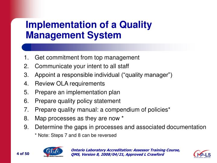 PPT - Quality Management System: Implementation PowerPoint Presentation ... PPT - Quality Management System: Implementation PowerPoint Presentation ...