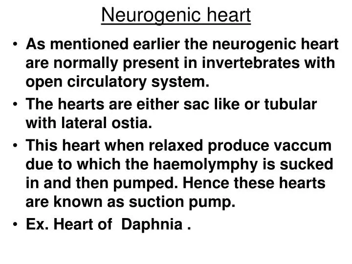 PPT - Neurogenic heart PowerPoint Presentation, free download - ID:1000780