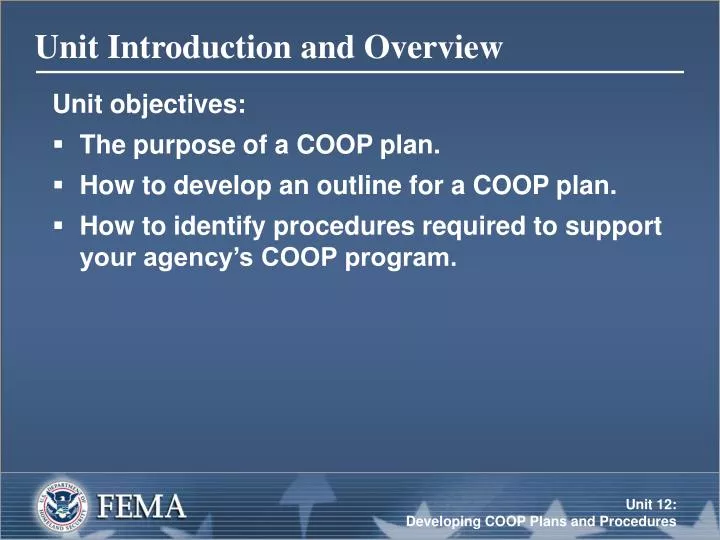 PPT - Unit Introduction and Overview PowerPoint Presentation, free ...