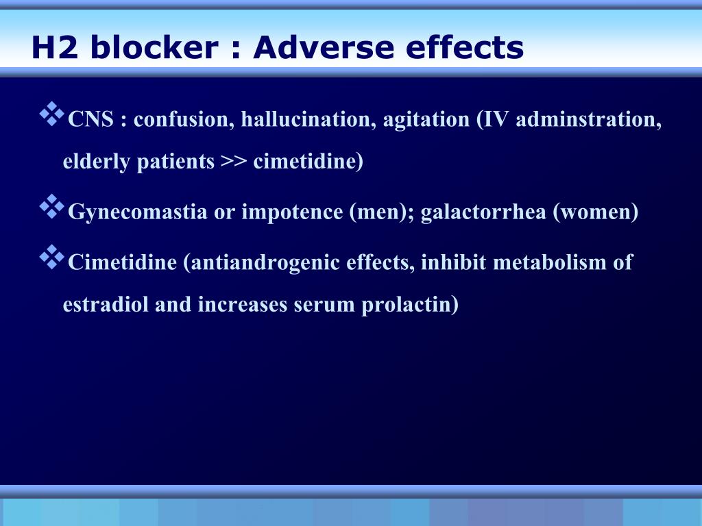 PPT - Histamine2 recepter antagonist vs Proton pump inhibitor ...
