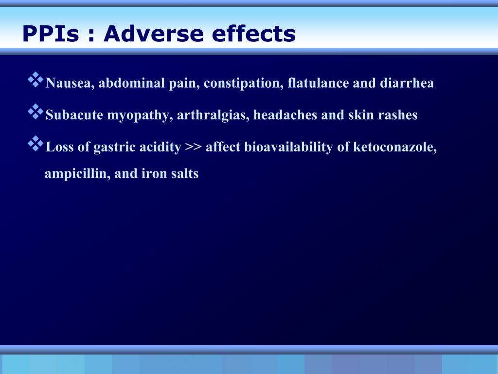PPT - Histamine2 recepter antagonist vs Proton pump inhibitor ...