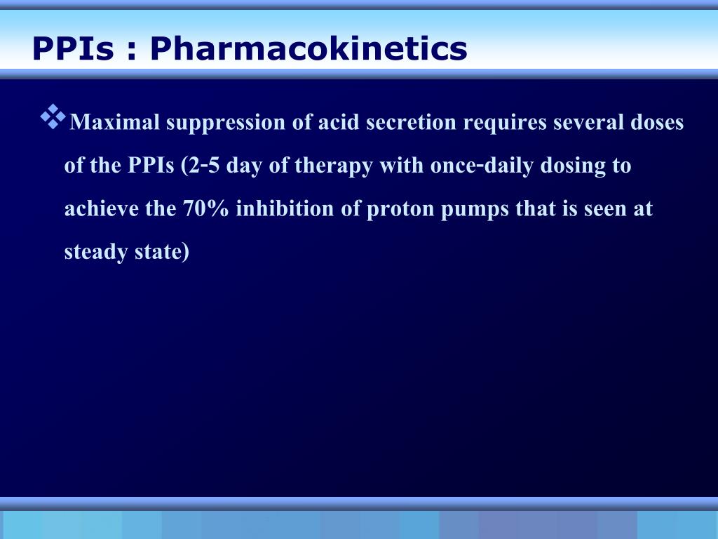 PPT - Histamine2 recepter antagonist vs Proton pump inhibitor ...