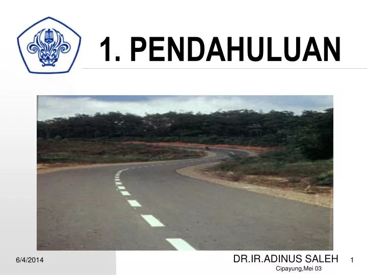 PPT - 1. PENDAHULUAN PowerPoint Presentation, free download - ID:1002109