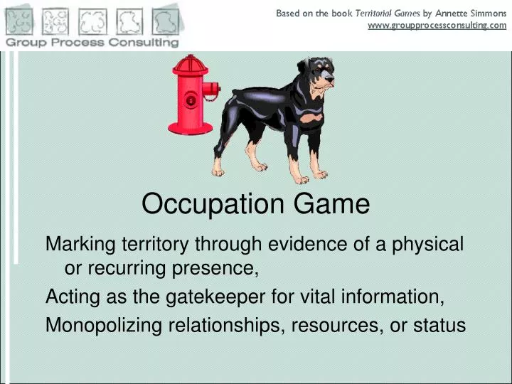 PPT - Occupation Game PowerPoint Presentation, free download - ID:1002480