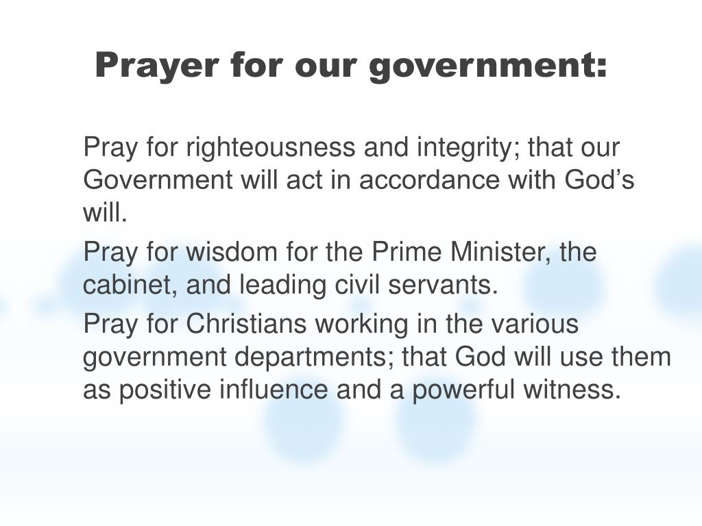 PPT - Prayer for politics and government PowerPoint Presentation, free ...