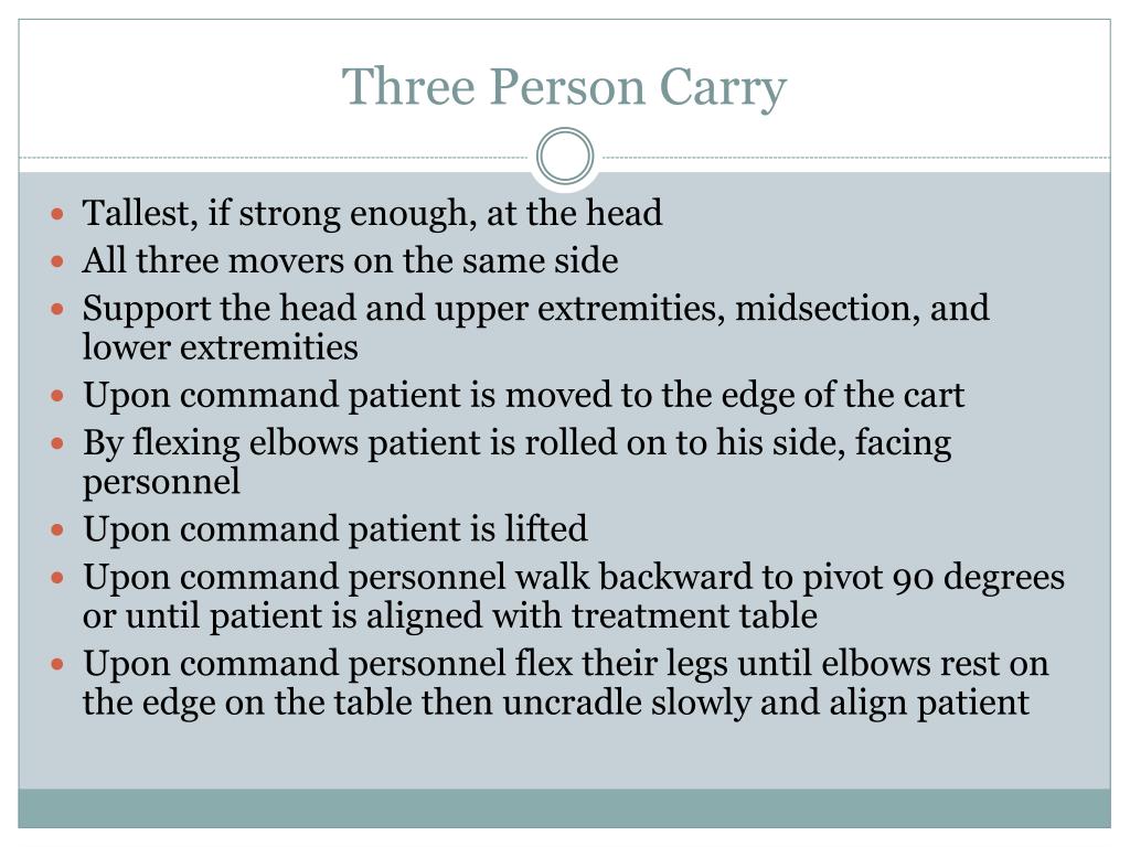 PPT - Patient Transfer for Health Professional PowerPoint Presentation ...