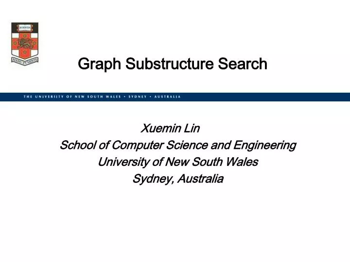 PPT - Graph Substructure Search PowerPoint Presentation, free download ...
