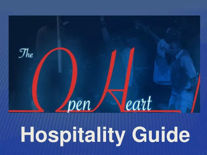 PPT - Hospitality Guide PowerPoint Presentation, free download - ID:1004416