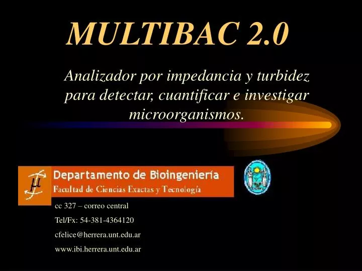 PPT - MULTIBAC 2.0 PowerPoint Presentation, free download - ID:1004812