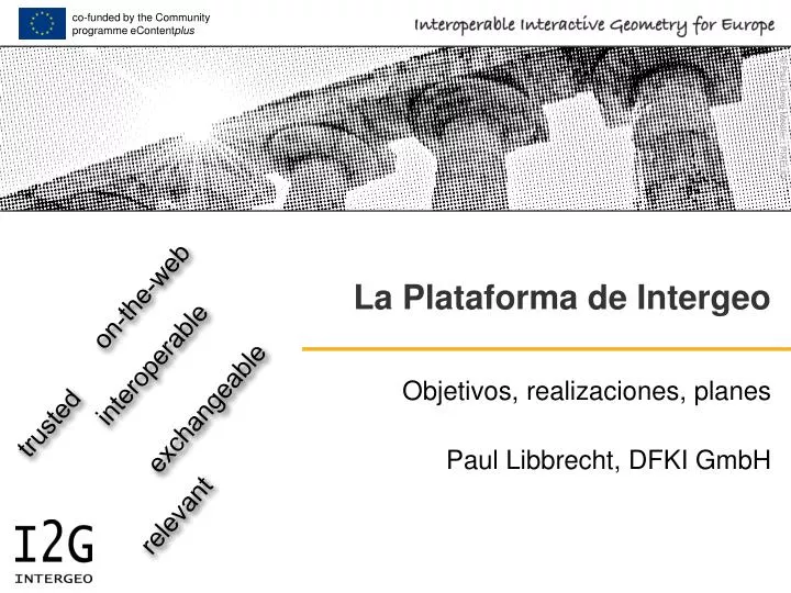 PPT - La Plataforma de Intergeo PowerPoint Presentation, free download ...
