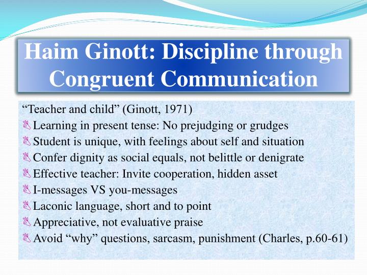 PPT - Pioneers in Classroom Management and Discipline From the 20 th into the 21 st Century ...