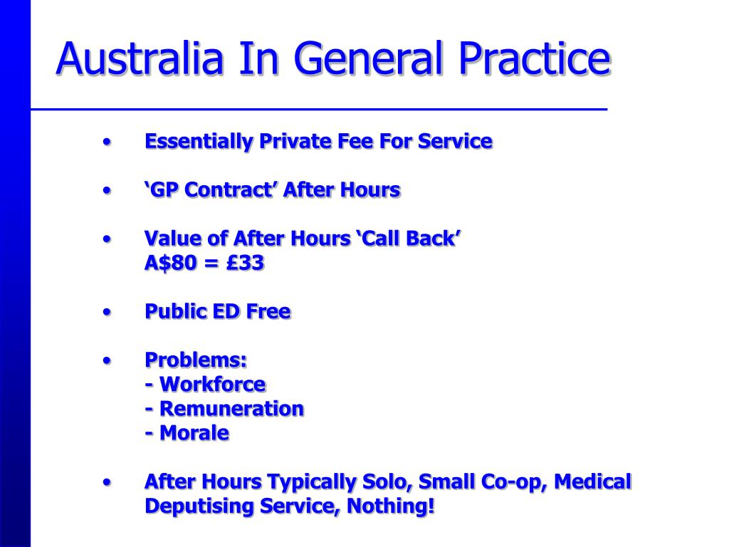 PPT - After Hours Doctor GP Assist (Tasmania) Dr John Davis & Dr David ...