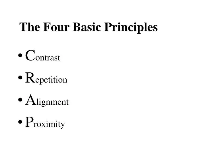 PPT - The Four Basic Principles PowerPoint Presentation, free download ...