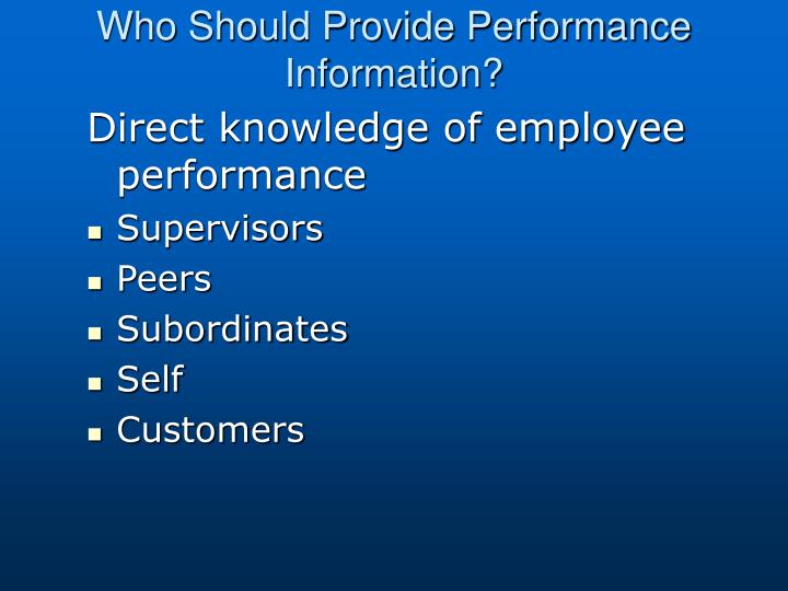 PPT - Gathering Performance Information: Overview PowerPoint ...