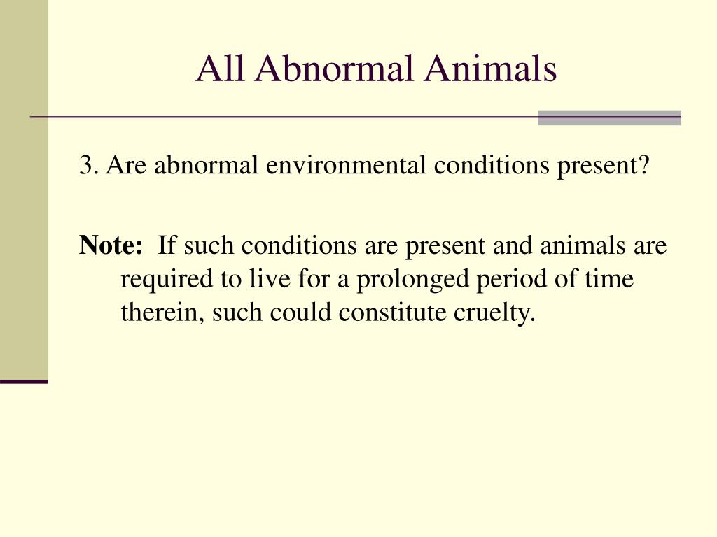 PPT - Large Animal Cruelty Investigation Training Animal Cruelty ...