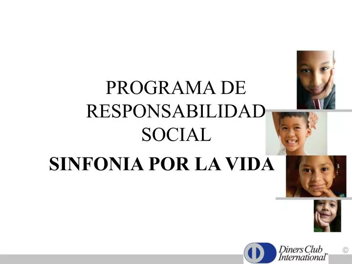 PPT - PROGRAMA DE RESPONSABILIDAD SOCIAL PowerPoint Presentation, free ...