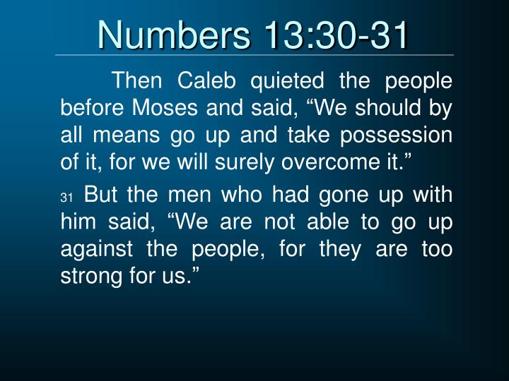 PPT - The Failure at Kadesh Numbers 11-14 PowerPoint Presentation - ID ...