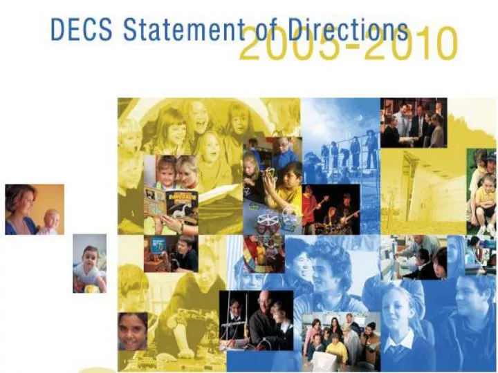 PPT - DECS Statement of Directions 2005 - 2010 PowerPoint Presentation ...
