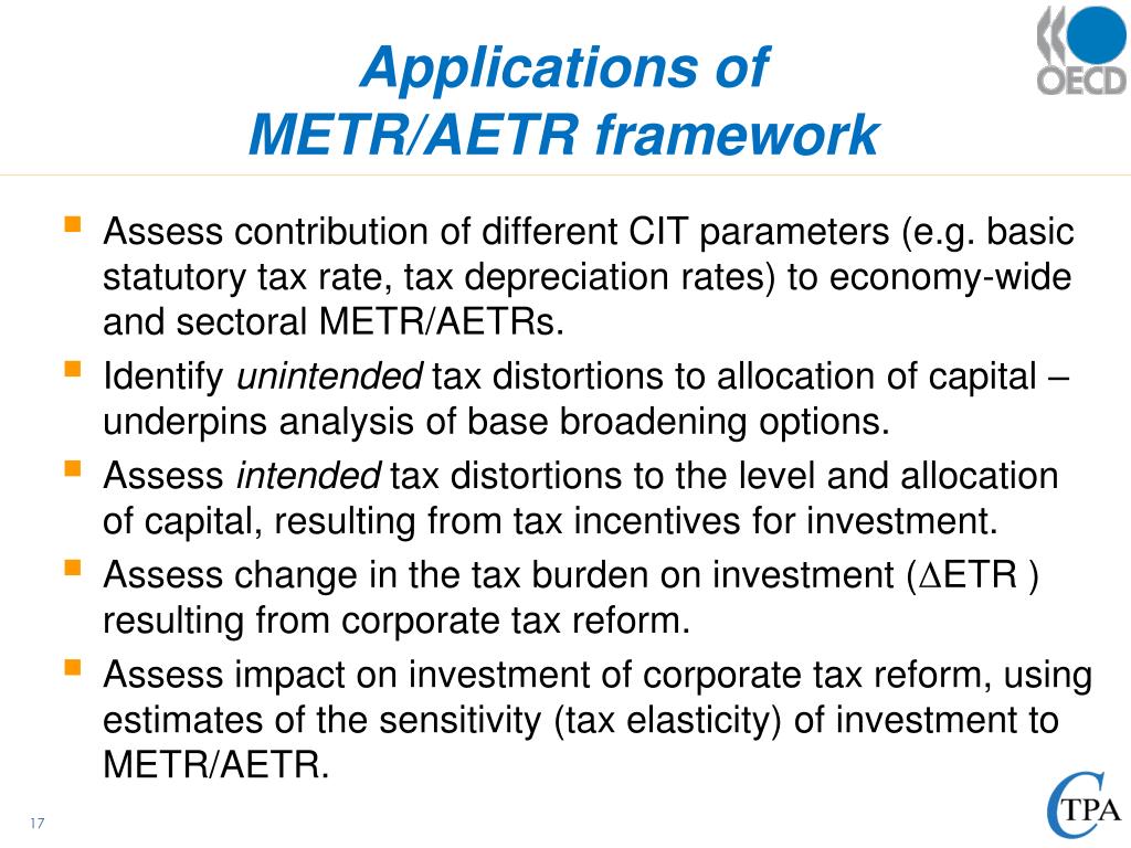 PPT - Tax Burden Indicators for Labour (Taxing Wages model) and for ...