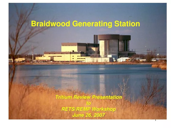 PPT - Braidwood Generating Station PowerPoint Presentation, free ...