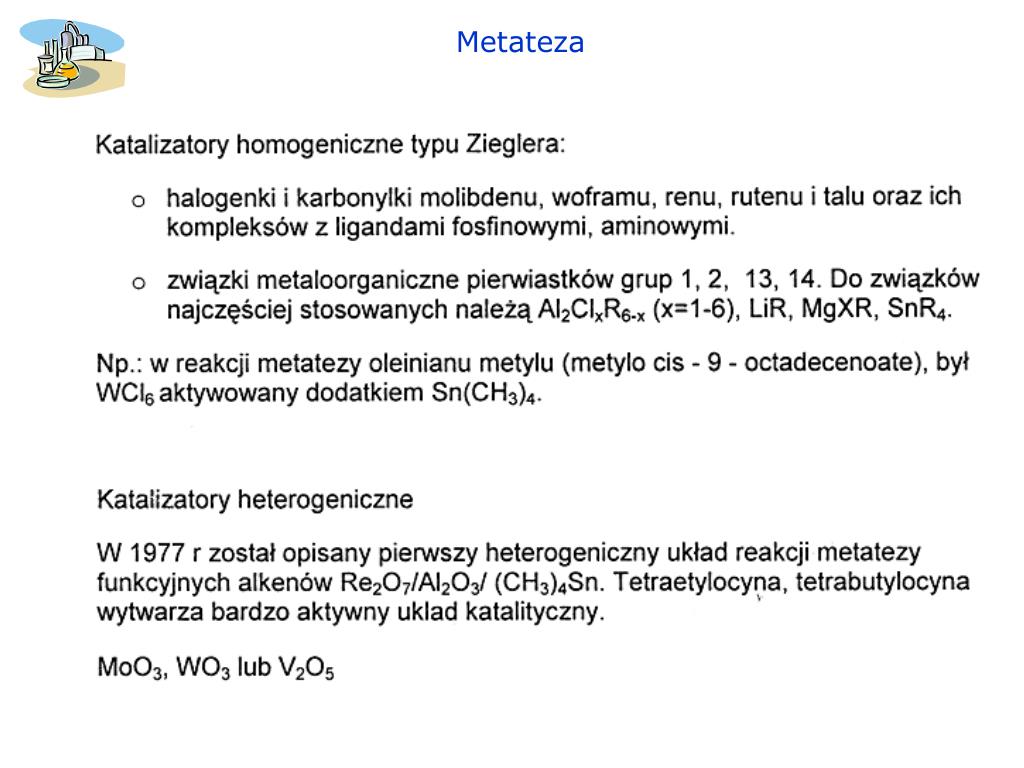 PPT - Kataliza homogeniczna oligomeryzacja PowerPoint Presentation ...