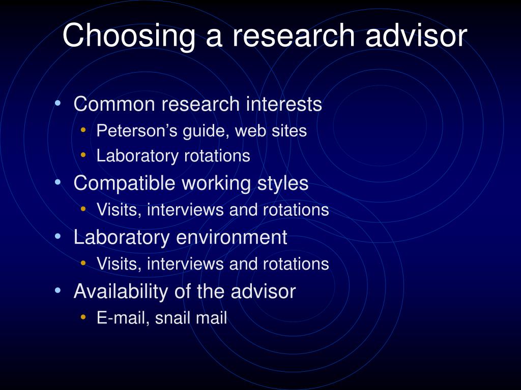 PPT - "Being a (Ph.D.) graduate student is like becoming all of the ...